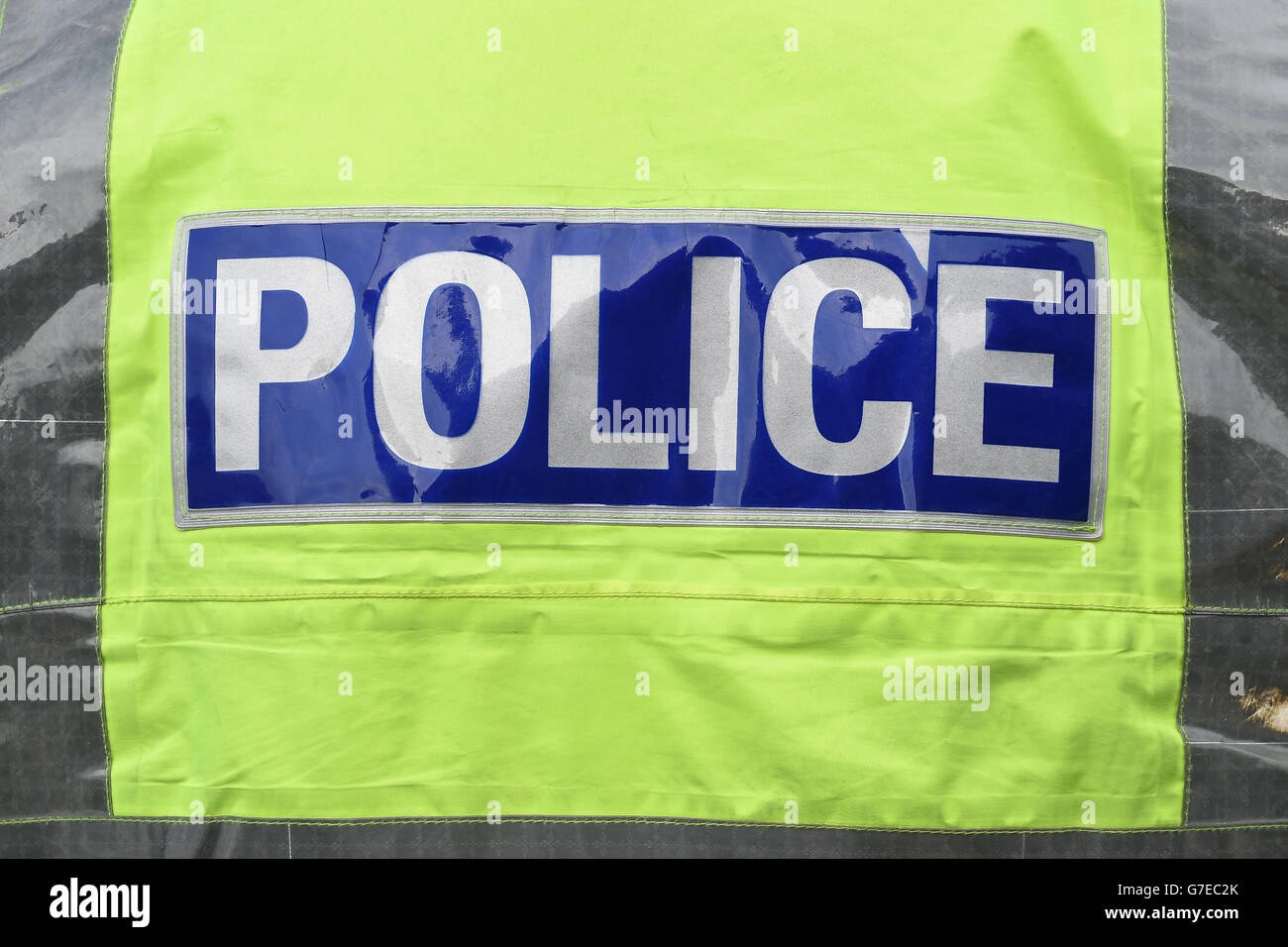 Police Stock. Police signage Stock Photo - Alamy