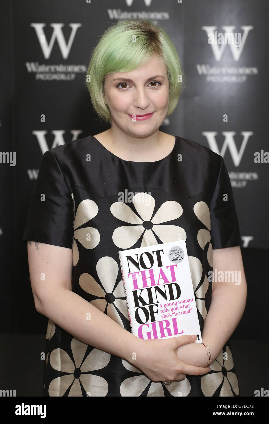 Lena Dunham book signing - London Stock Photo - Alamy