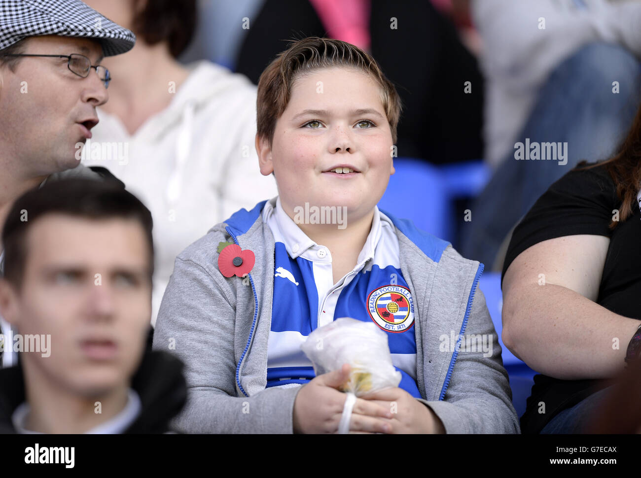 Soccer - Reading FC Open Day - Madejski Stadium. Reading fans watch the ...