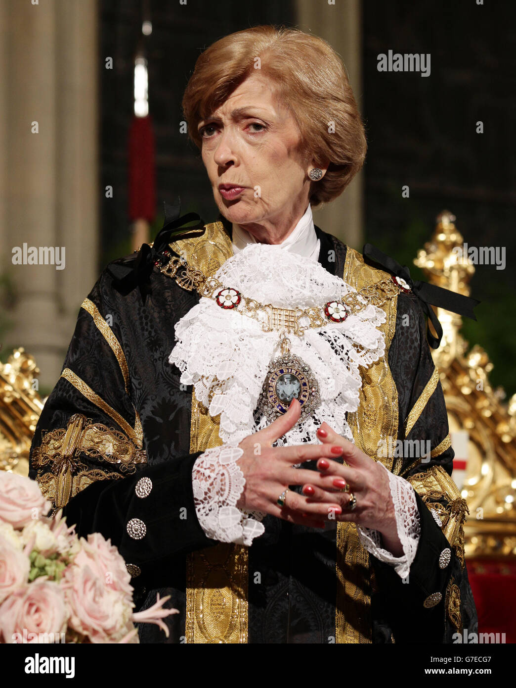 Lord Mayor Alderman Fiona Woolf during the Lord Mayor's Banquet, at ...