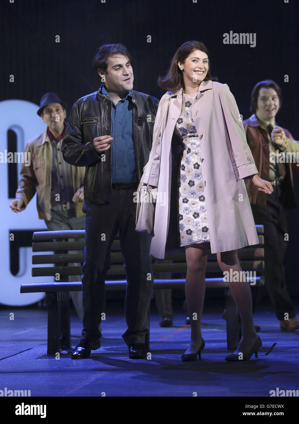 Adrian der Gregorian playing Eddie O'Grady and Gemma Arterton playing ...