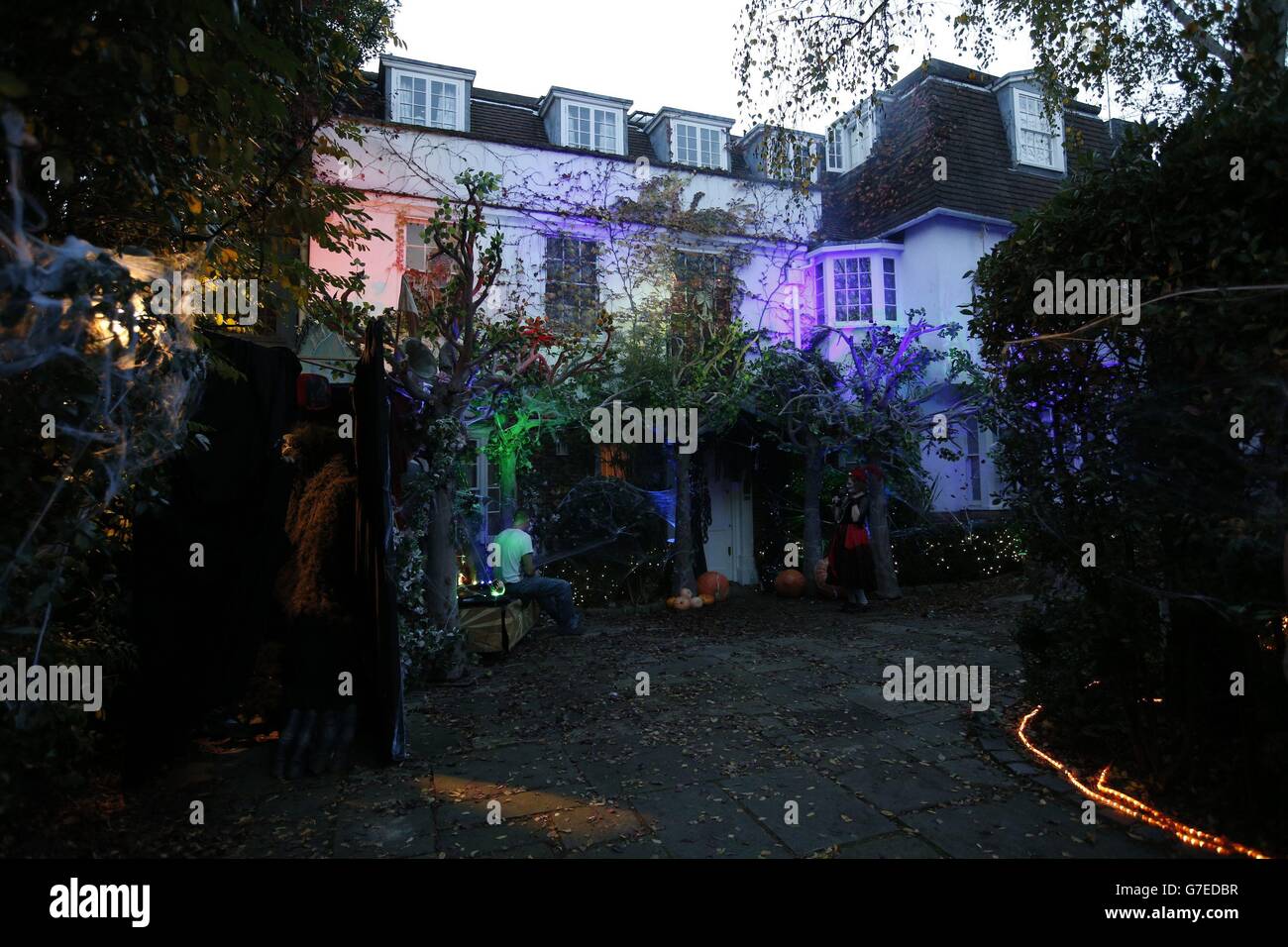Jonathan Ross Halloween party Stock Photo - Alamy
