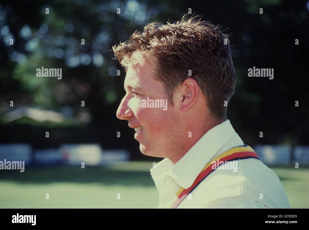 England Cricket Tour of Zimbabwe. Photocall. Robert Croft, England ...