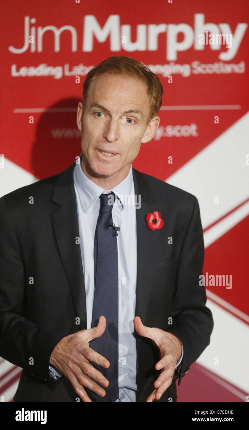 Jim Murphy MP formally launches his campaign to become Scottish Labour ...