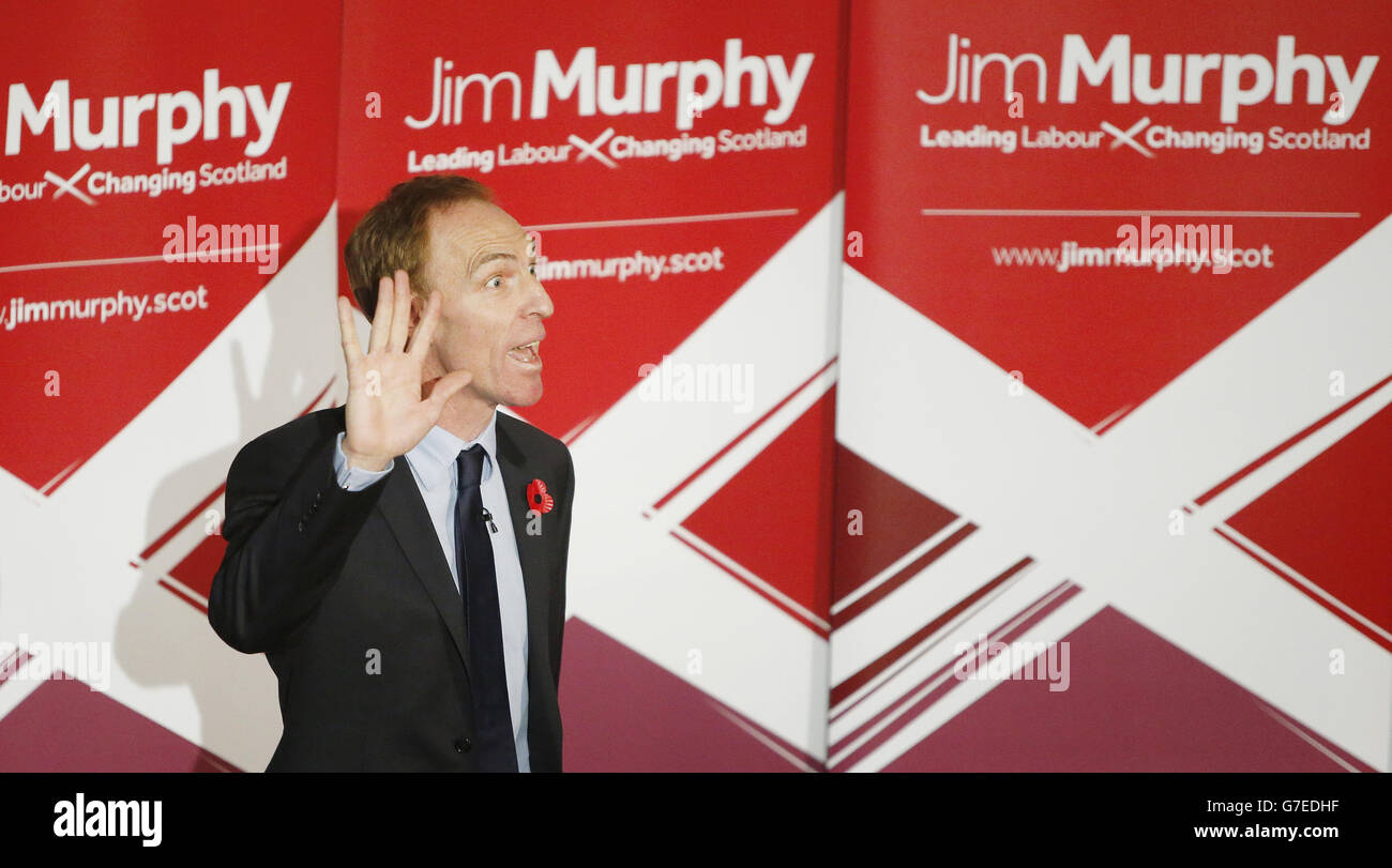 Jim Murphy MP formally launches his campaign to become Scottish Labour ...