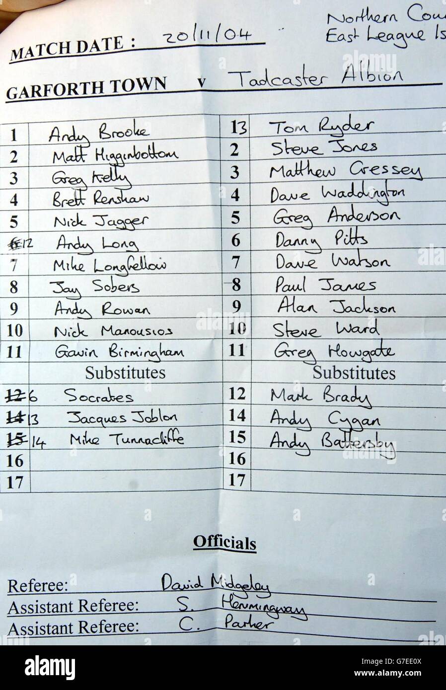 Garforth socrates hi-res stock photography and images - Alamy