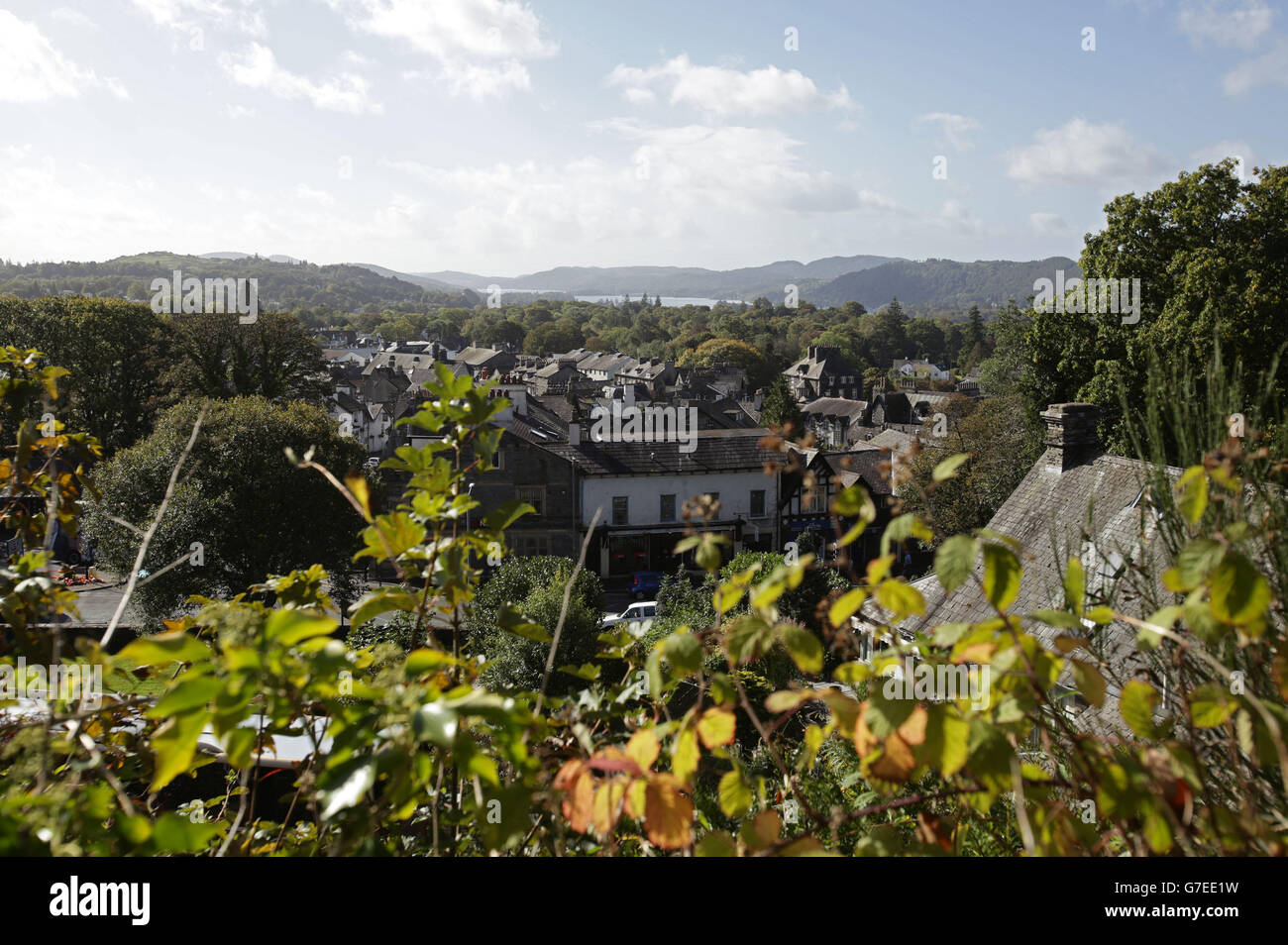 Windermere town orrest head hi-res stock photography and images - Alamy