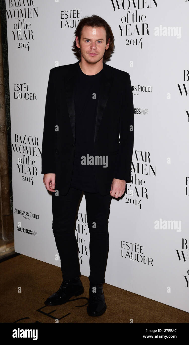 Christopher Kane arriving at the Harper's Bazaar Women of the Year ...