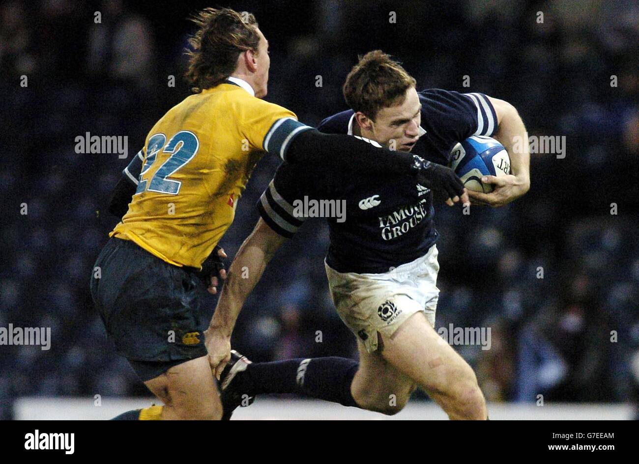 SCOTLAND V AUSTRALIA Stock Photo - Alamy