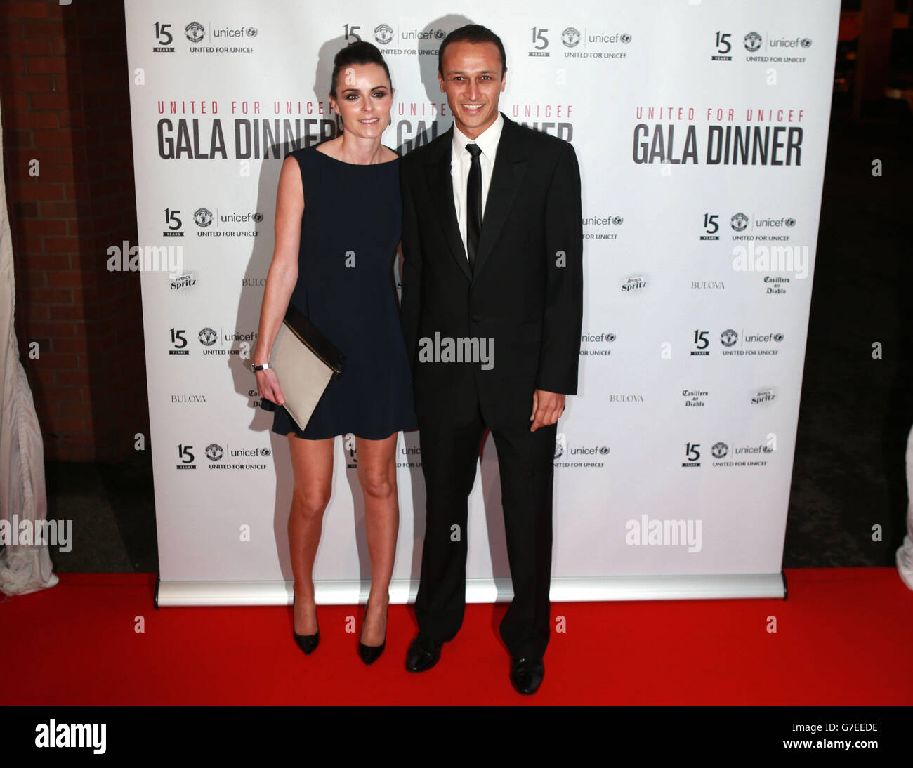 Chris Bisson and his partner Rowena Finn arrive at the United for ...