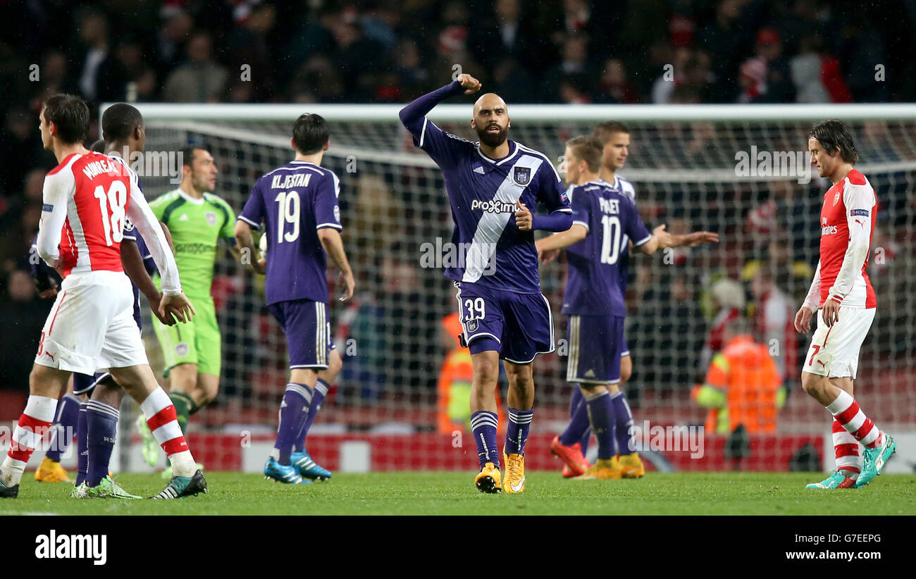 Soccer - UEFA Champions League - Group D - Arsenal v RSC Anderlecht ...