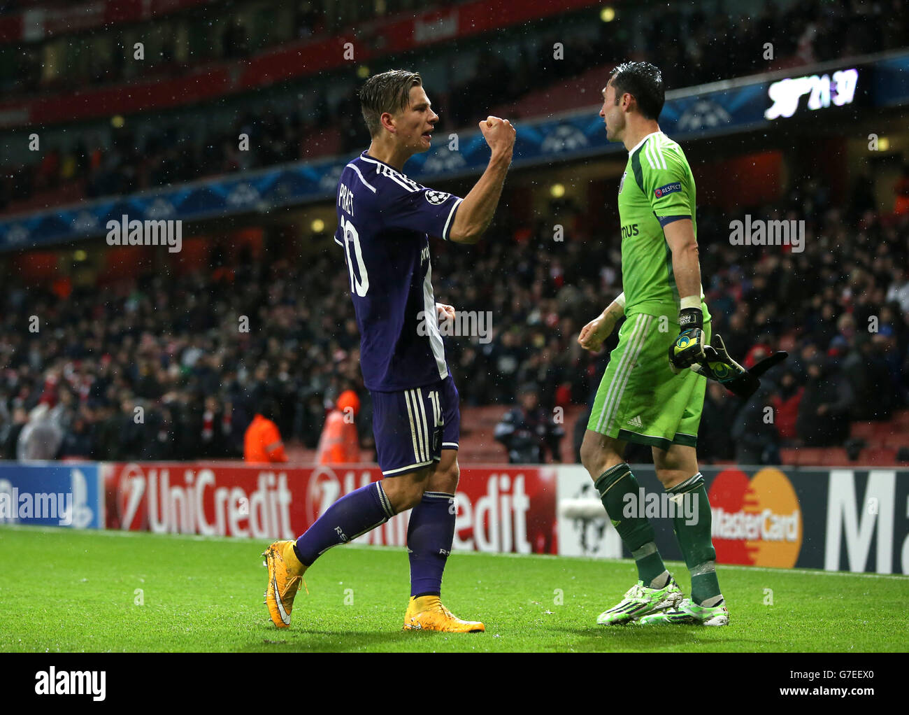 Soccer - UEFA Champions League - Group D - Arsenal v RSC Anderlecht ...