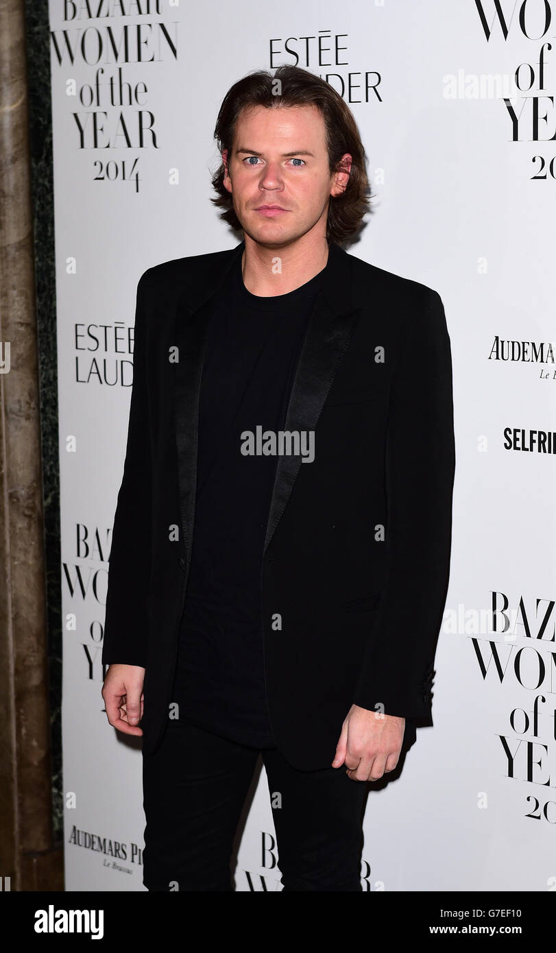 Christopher Kane arriving at the Harper's Bazaar Women of the Year ...