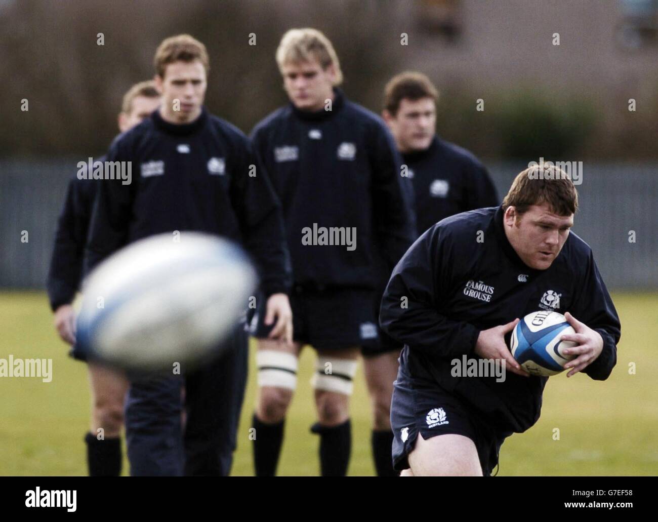 Scotland training session Stock Photo - Alamy