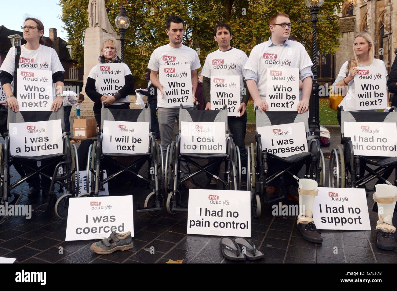 Disability rights rally Stock Photo - Alamy