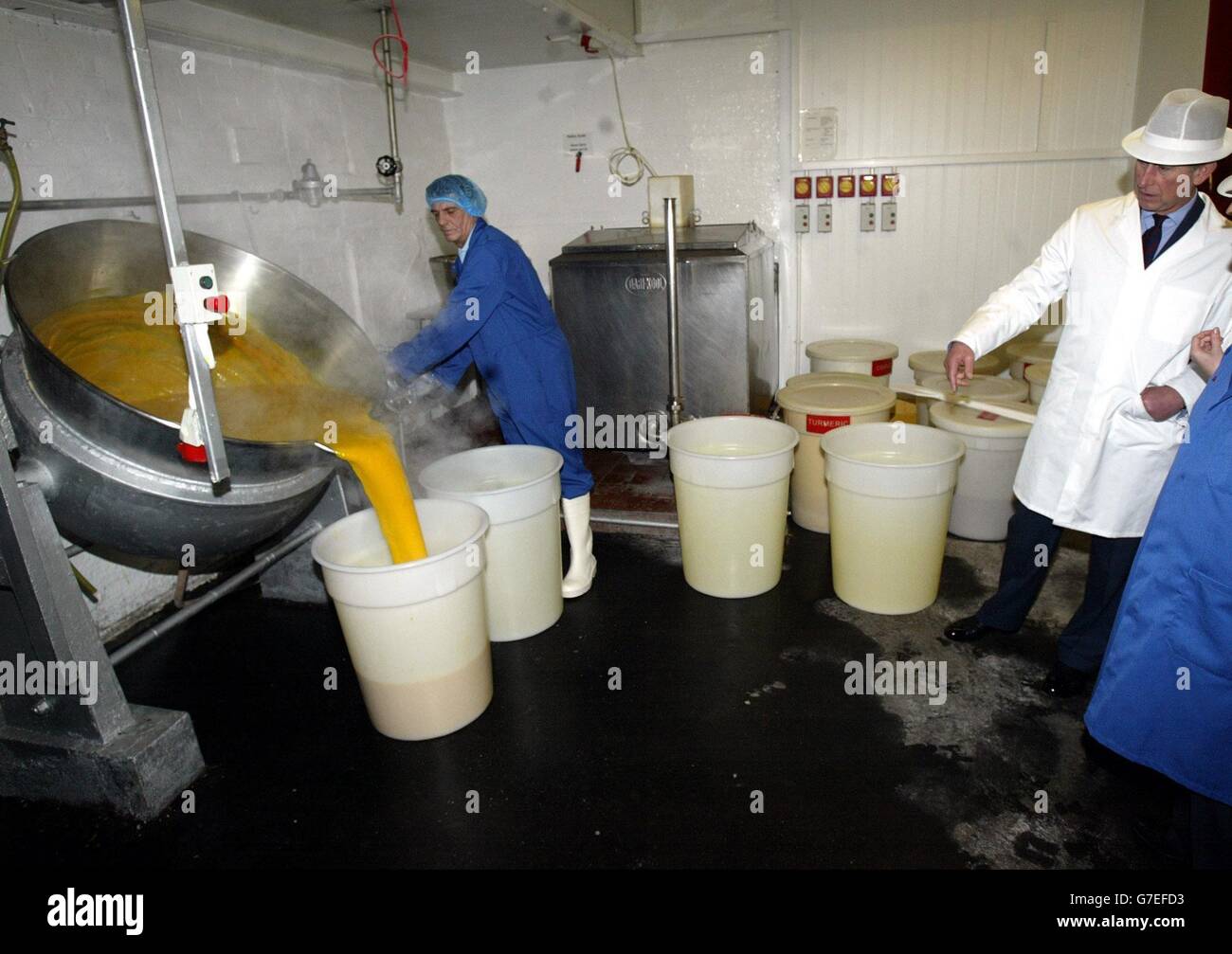 Prince Charles Edmund Barton pickle company Stock Photo - Alamy