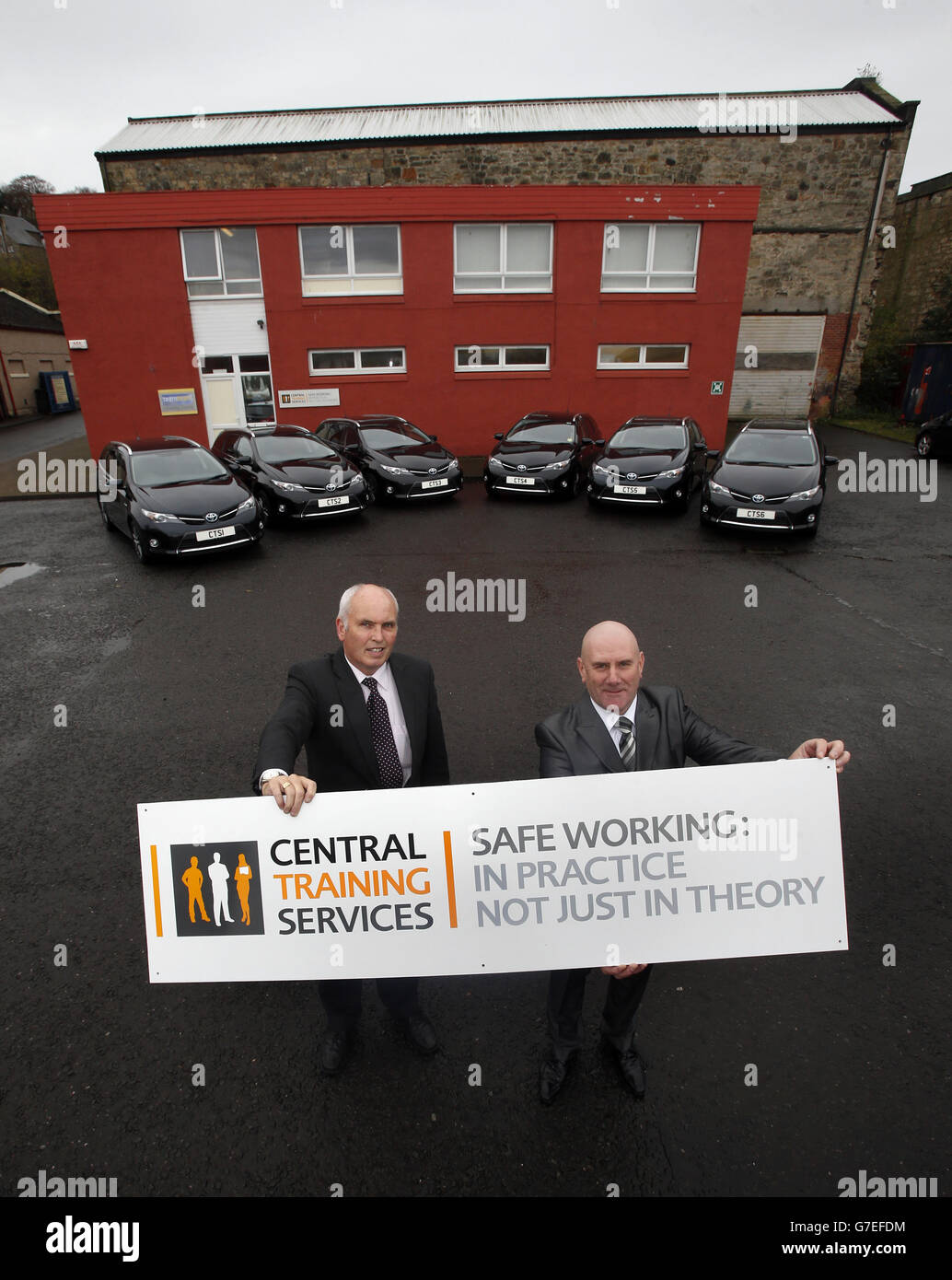 Toyota fleet handover to central training services hi-res stock ...