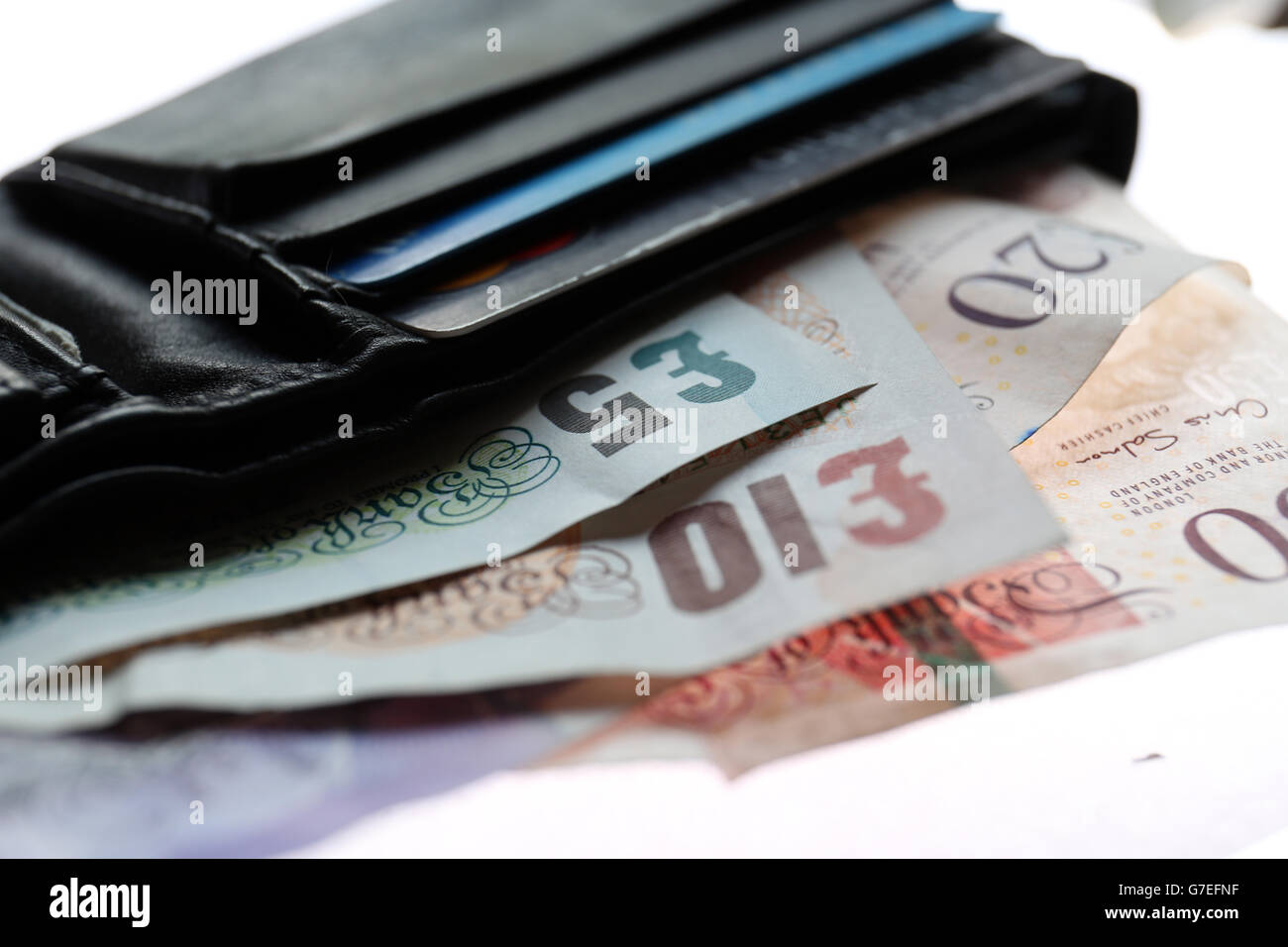 50 pound notes wallet hi-res stock photography and images - Alamy