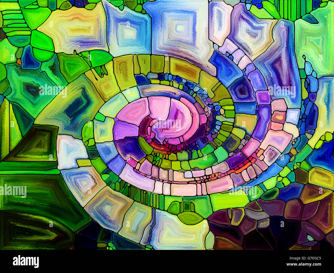 Interaction of Colors series. Colorful design patterns for background ...