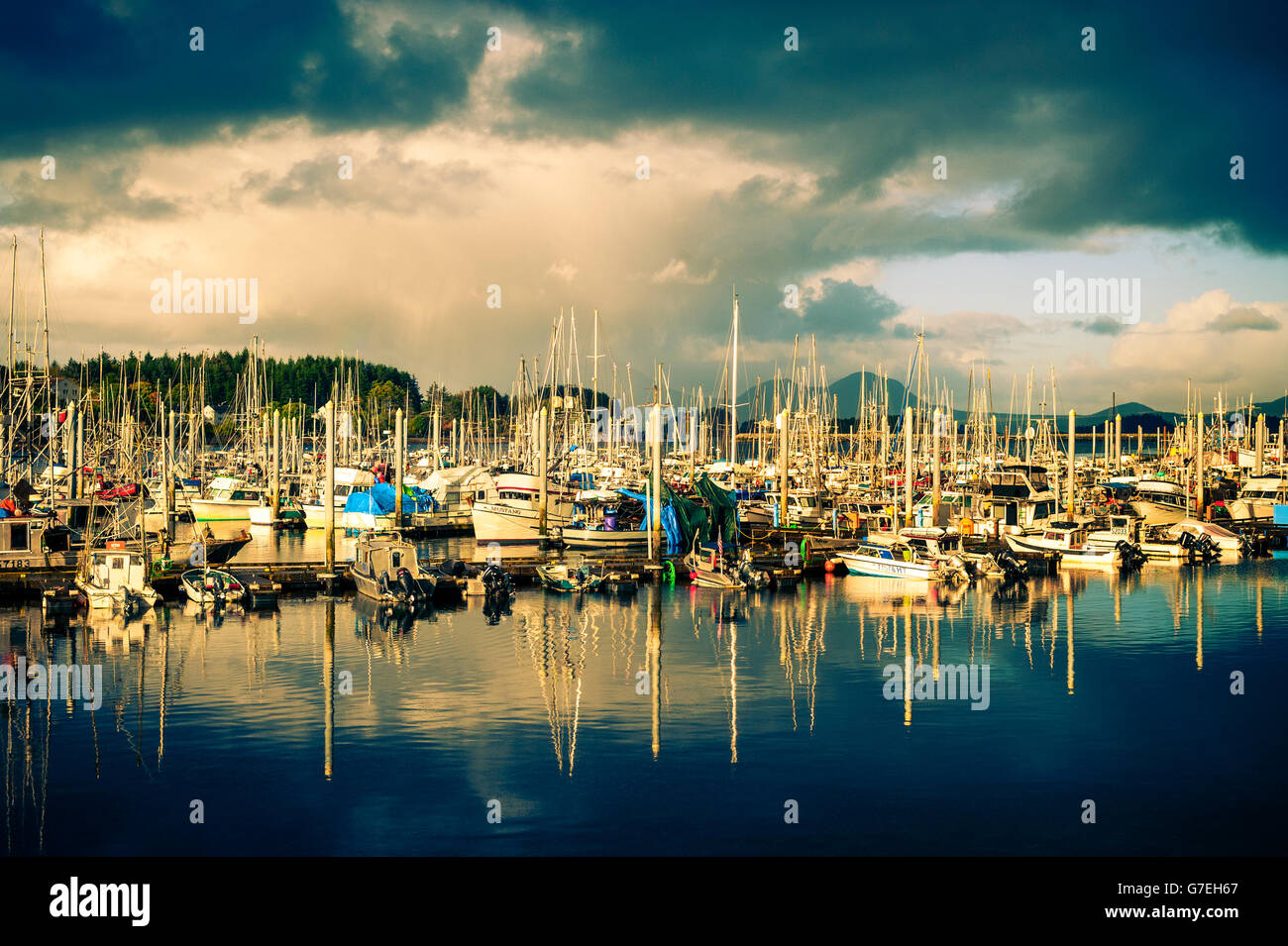 Alaska Sitka Boats Harbor High Resolution Stock Photography and Images - Alamy