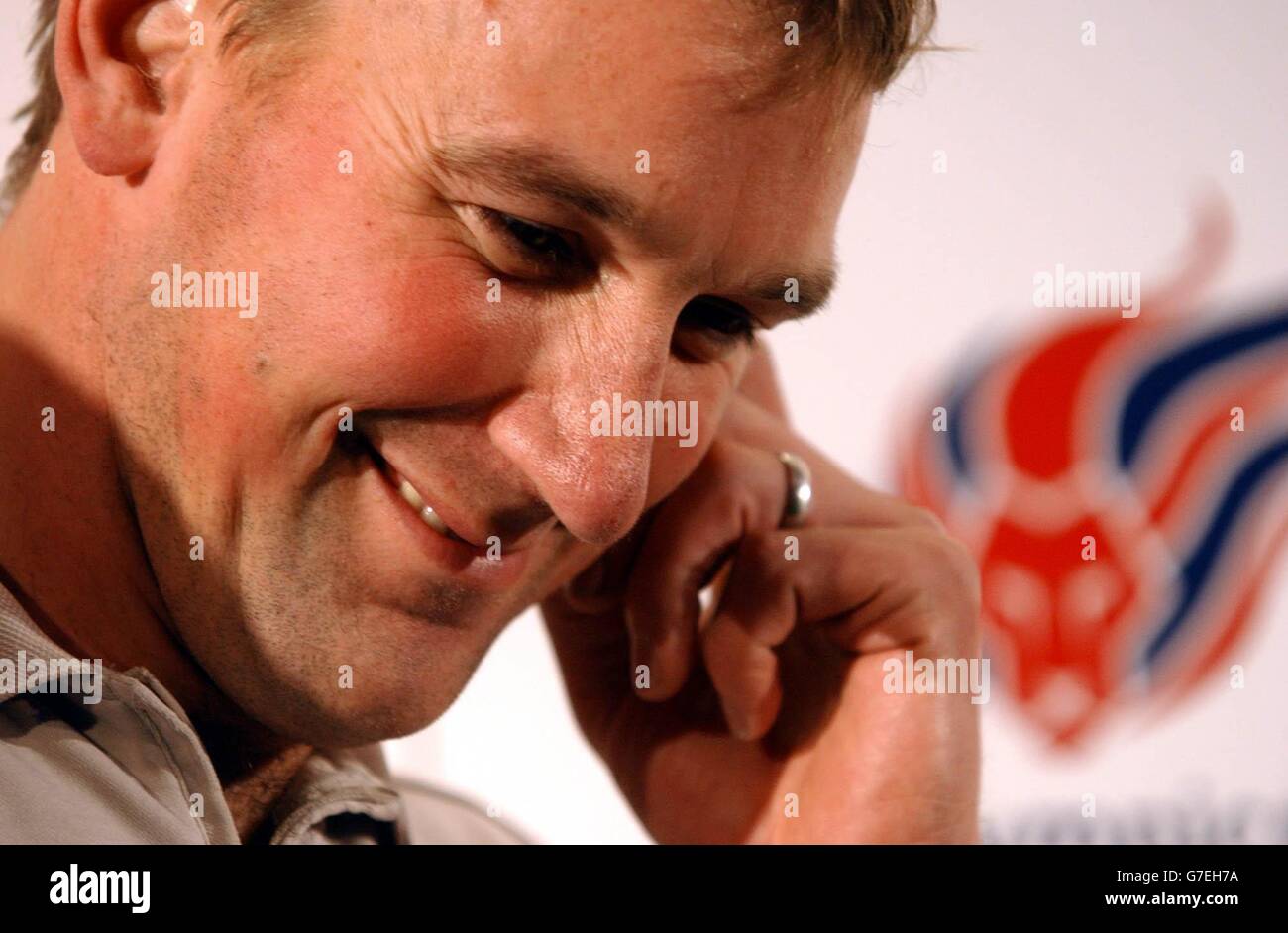Matthew Pinsent, acting coy when asked about his rowing future, at a ...