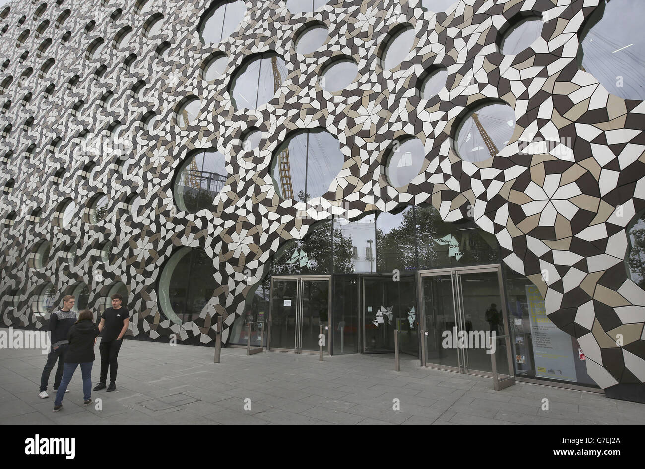 Ravensbourne College on the north Greenwich Peninsula in south east ...