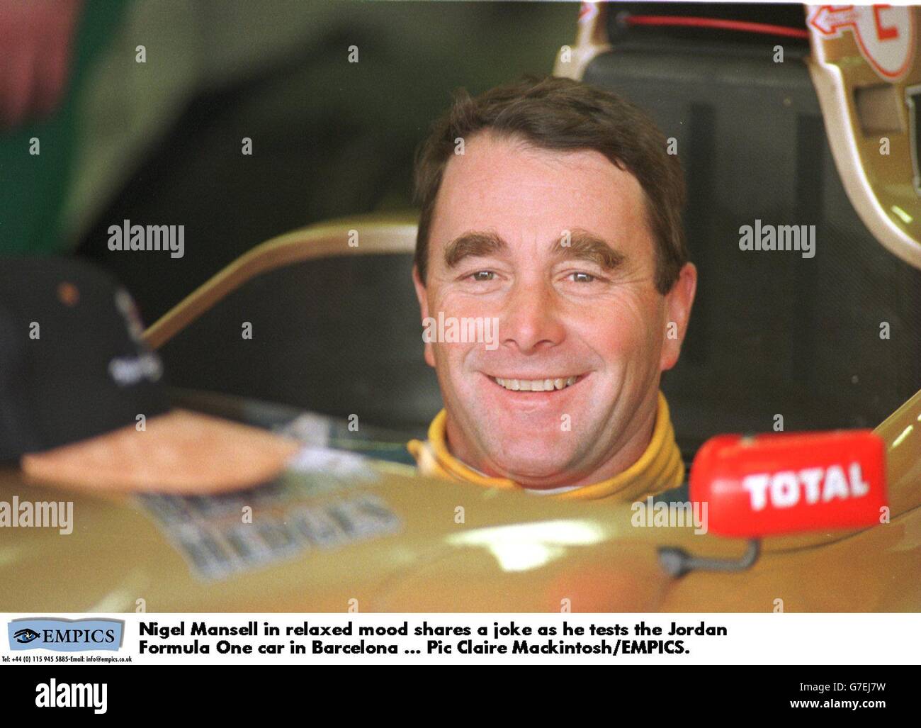 Jordan nigel mansell hi-res stock photography and images - Alamy