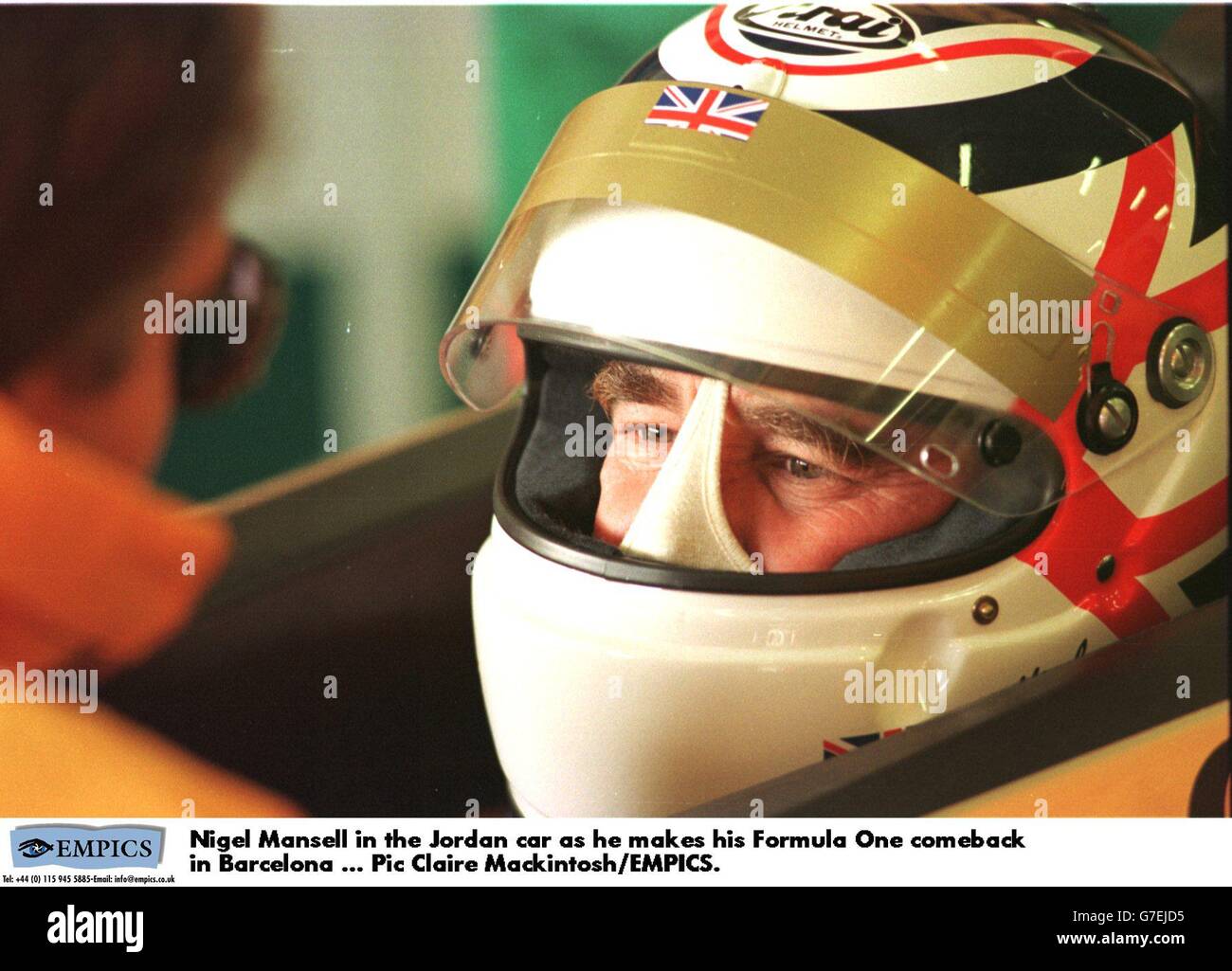 Jordan nigel mansell hi-res stock photography and images - Alamy