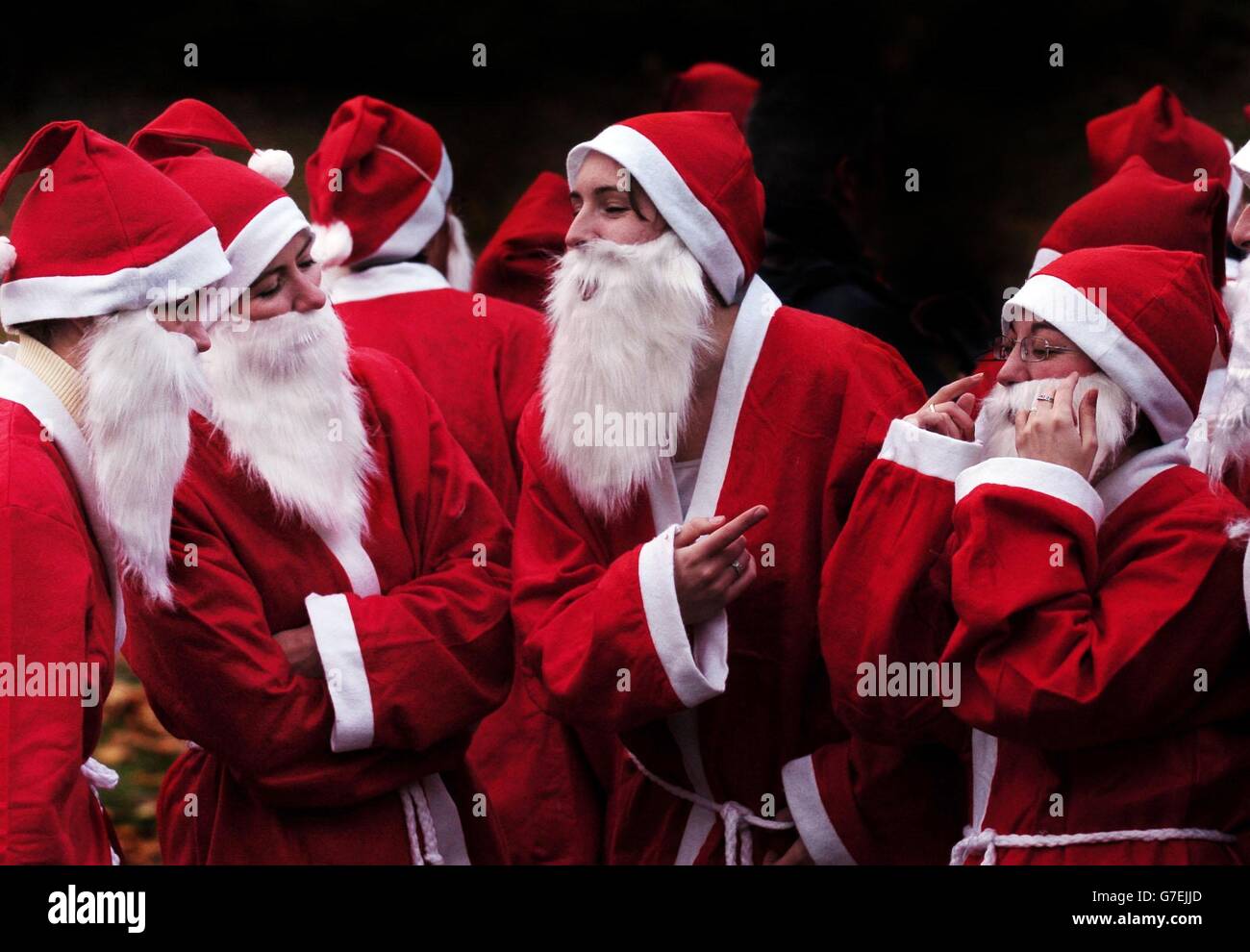 Santa charity run hi-res stock photography and images - Alamy
