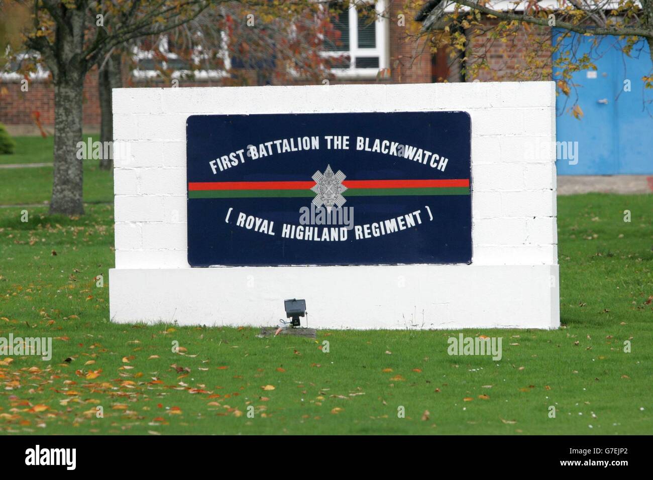 Warminster barracks where the 1st Battallion of the Black Watch are ...