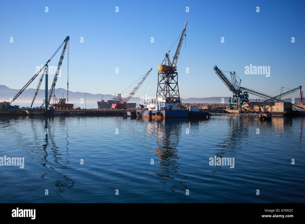 Mexican port of Ensenada, Baja California Stock Photo - Alamy