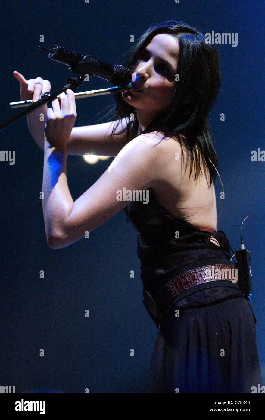 Irish group The Corrs perform live on stage at Wembley Arena in north ...