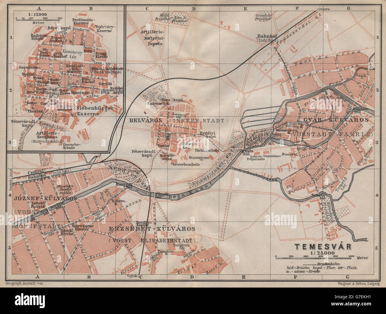 Temesvar map hi-res stock photography and images - Alamy