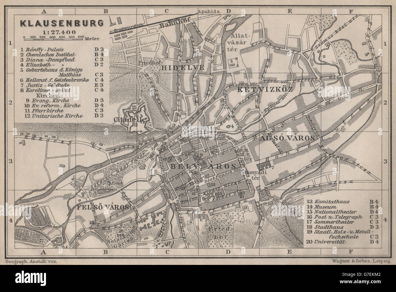 Map of cluj napoca hi-res stock photography and images - Alamy