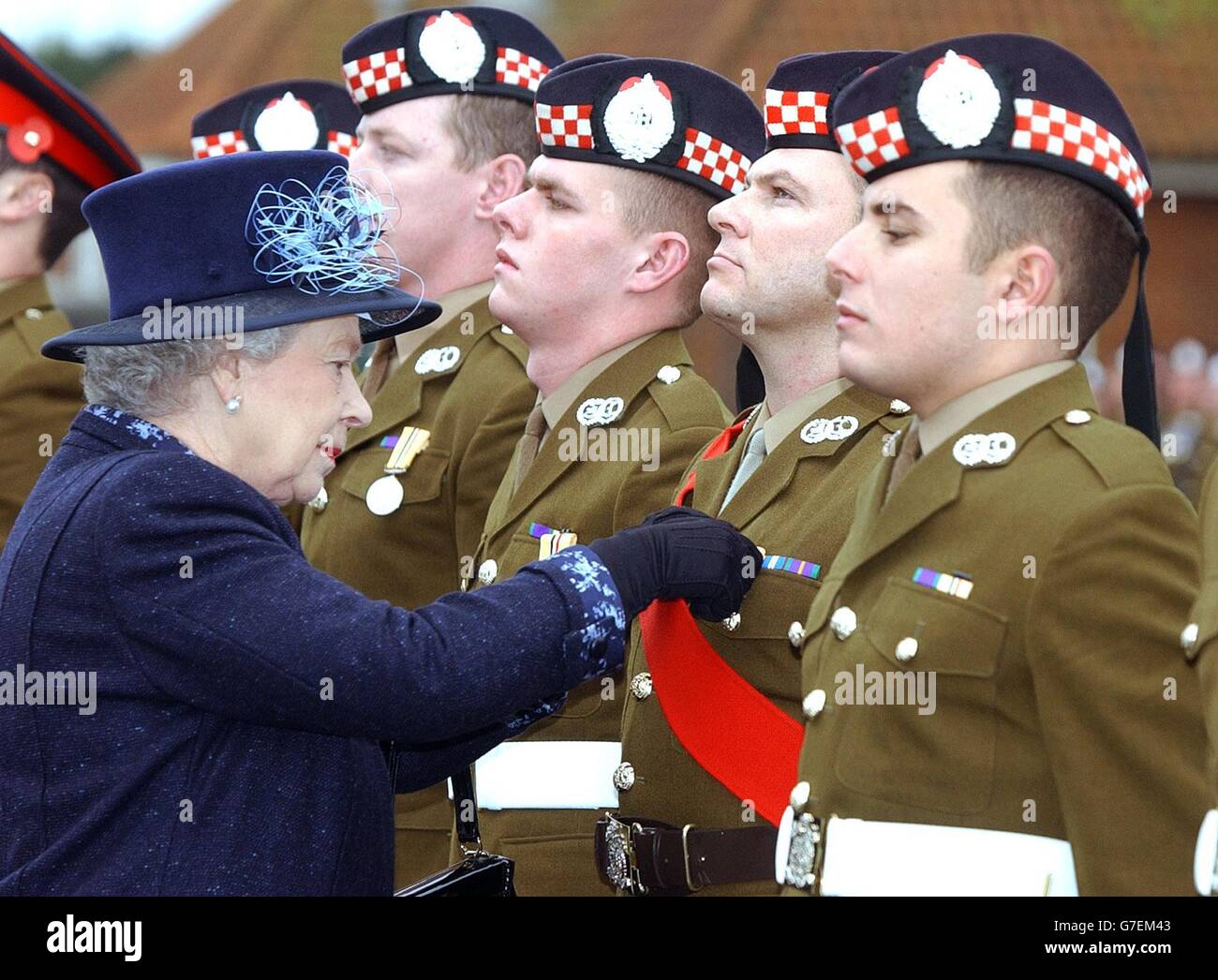 Queen Elizabeth II - Iraq Campaign Medal Stock Photo - Alamy