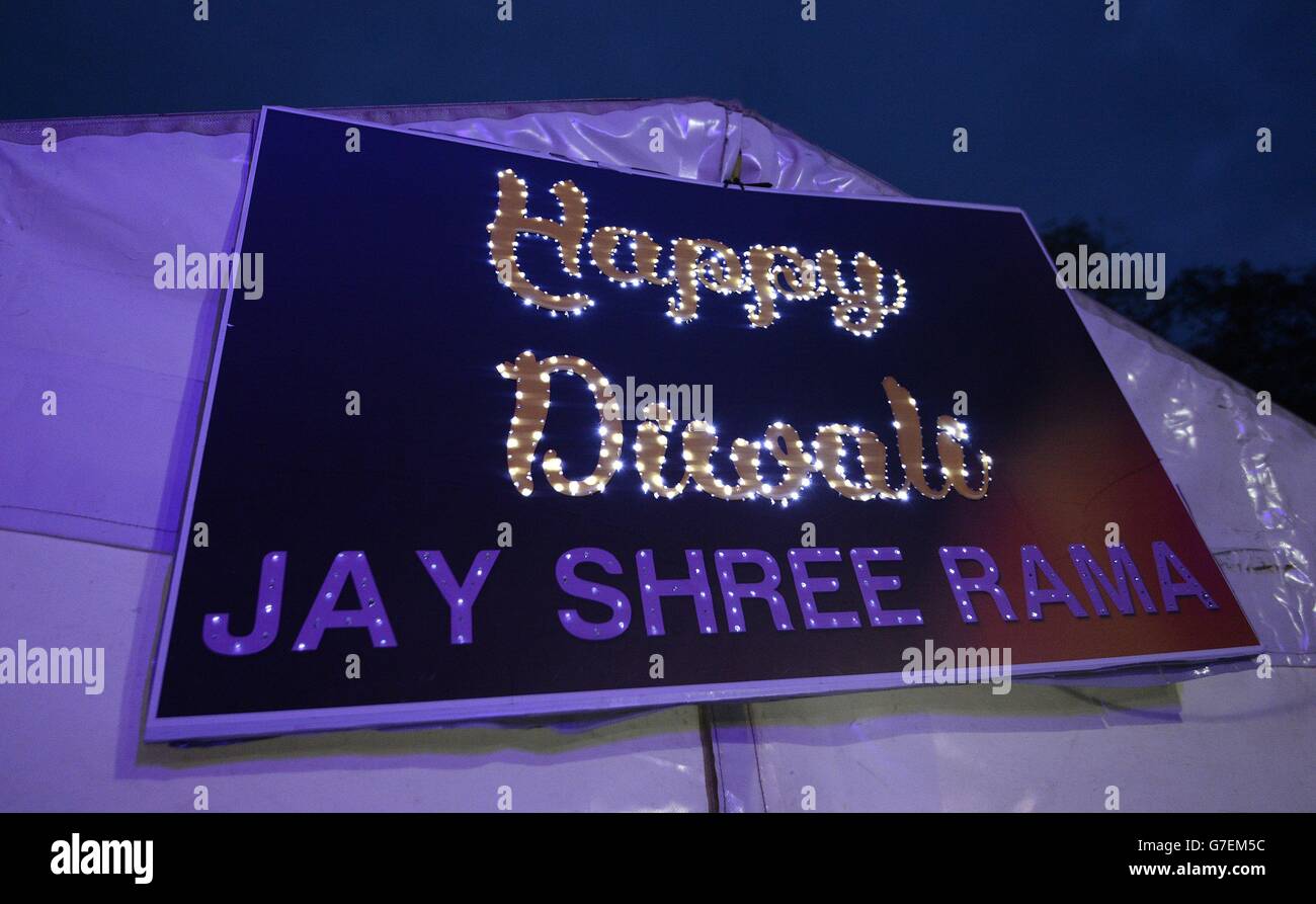 Hindu temple sign hi-res stock photography and images - Alamy