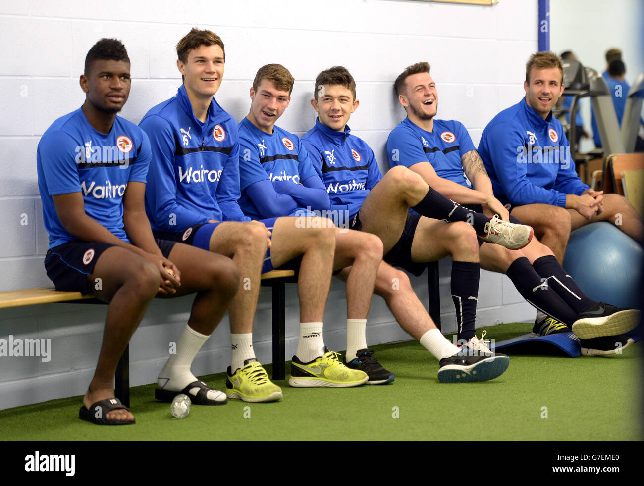 Reading players during training hi-res stock photography and images - Alamy
