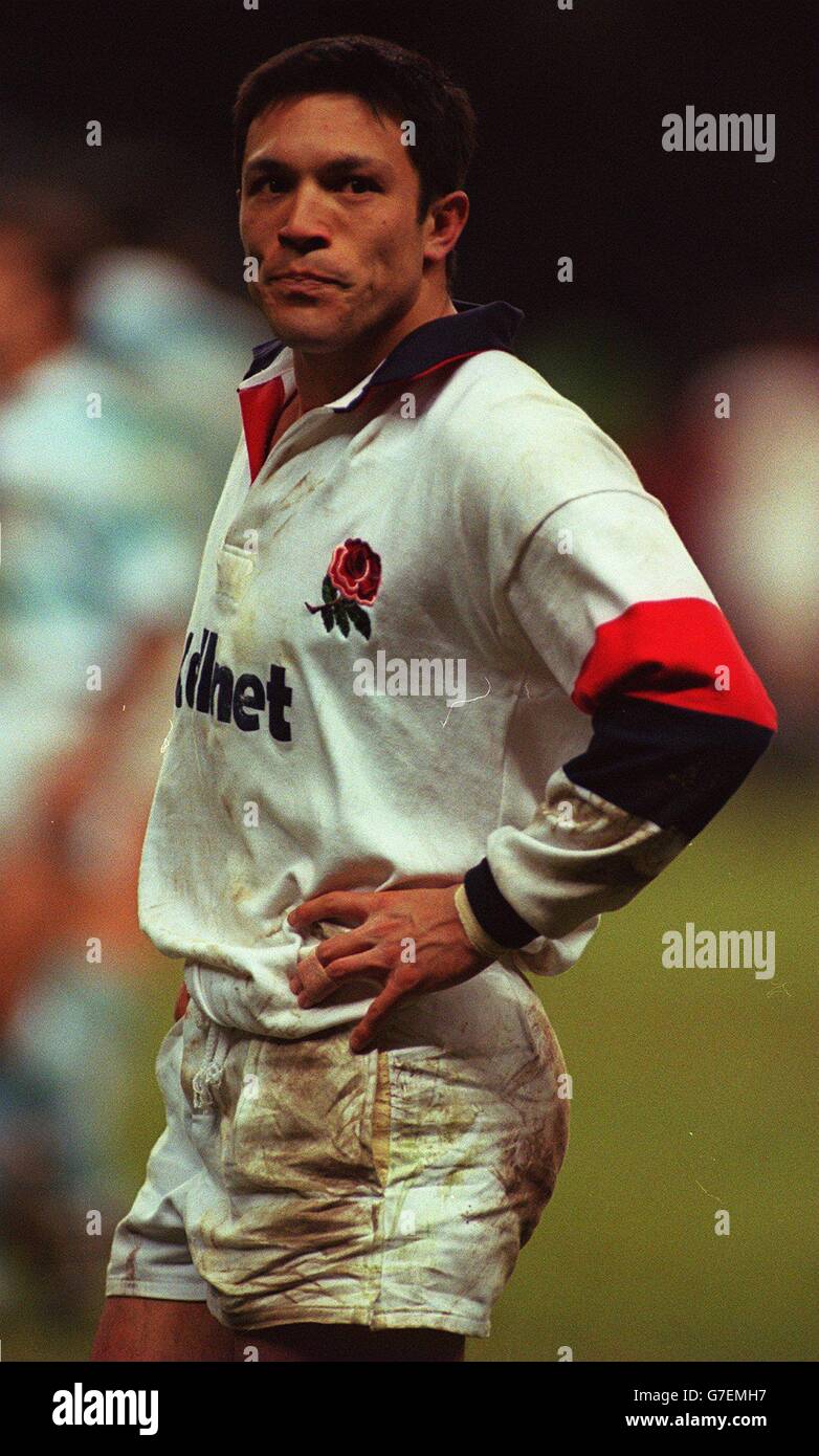 International Rugby ... England -v- Argentina. Tony Underwood,England ...