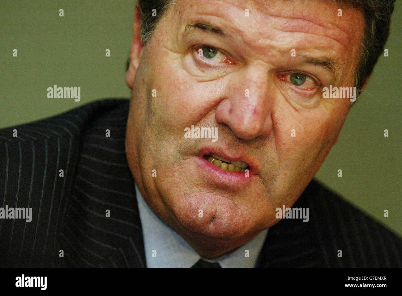 John Toshack at the press confrence to announce his appointment at new ...