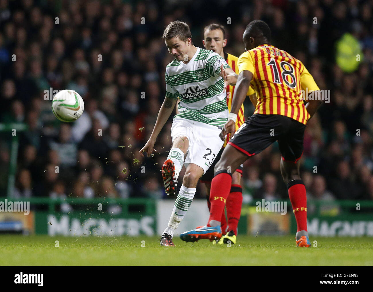 Soccer - Scottish League Cup - Quarter Final - Celtic v Partick Thistle - Celtic Park Stock ...