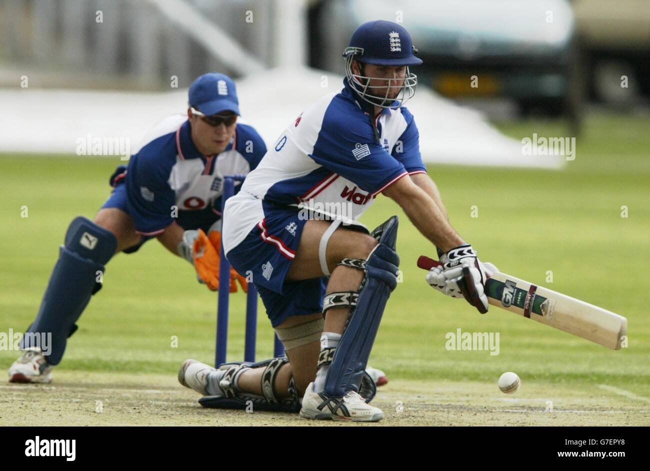 At the wanderers cricket ground in windhoek hi-res stock photography ...