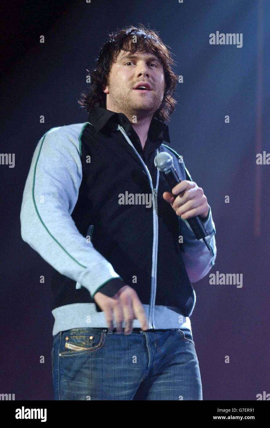 Singer Daniel Bedingfield performs live on stage during the Smash Hits ...