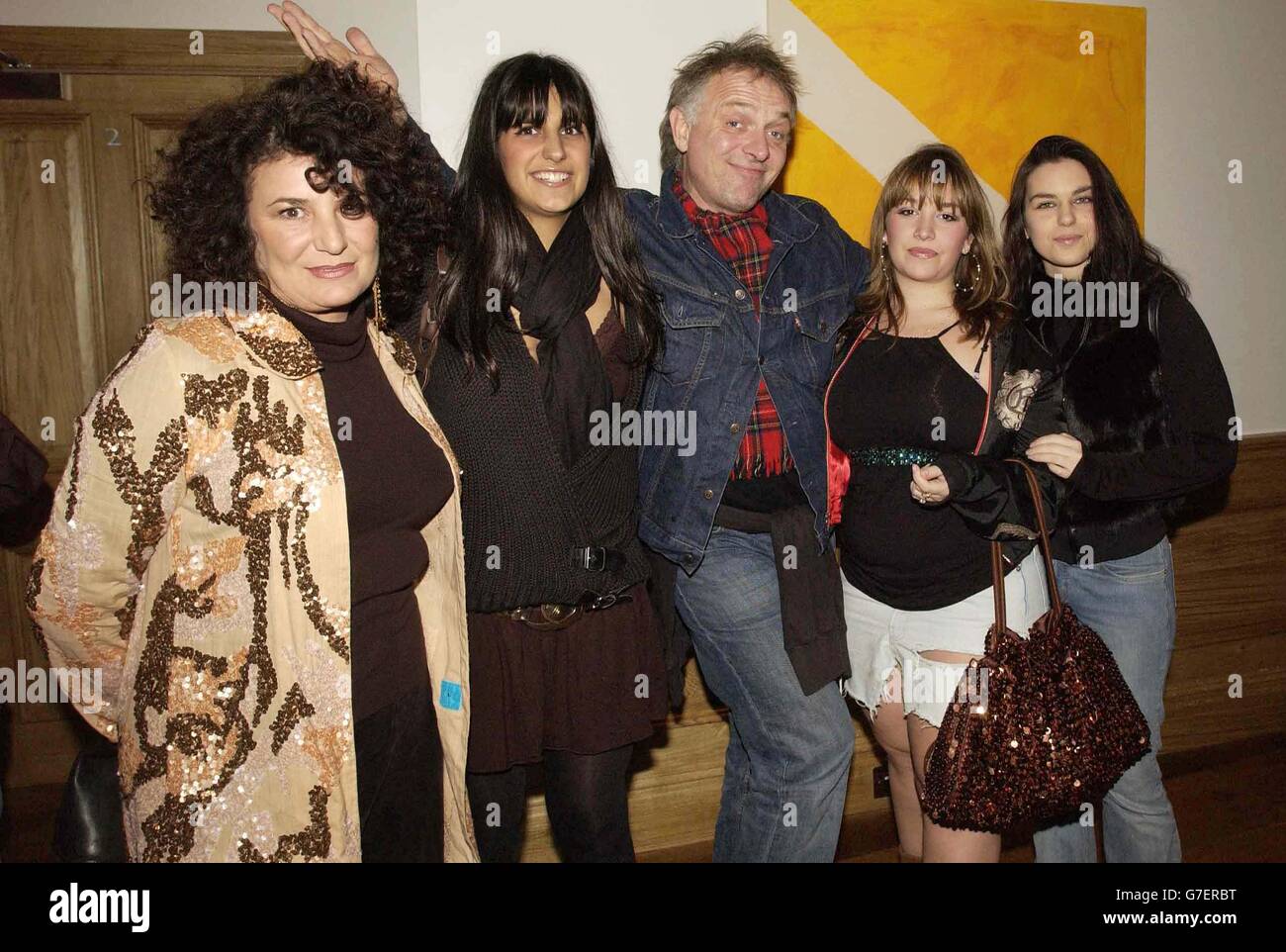 Showbiz film cinema comedian celebrity with family rik mayall hi-res ...