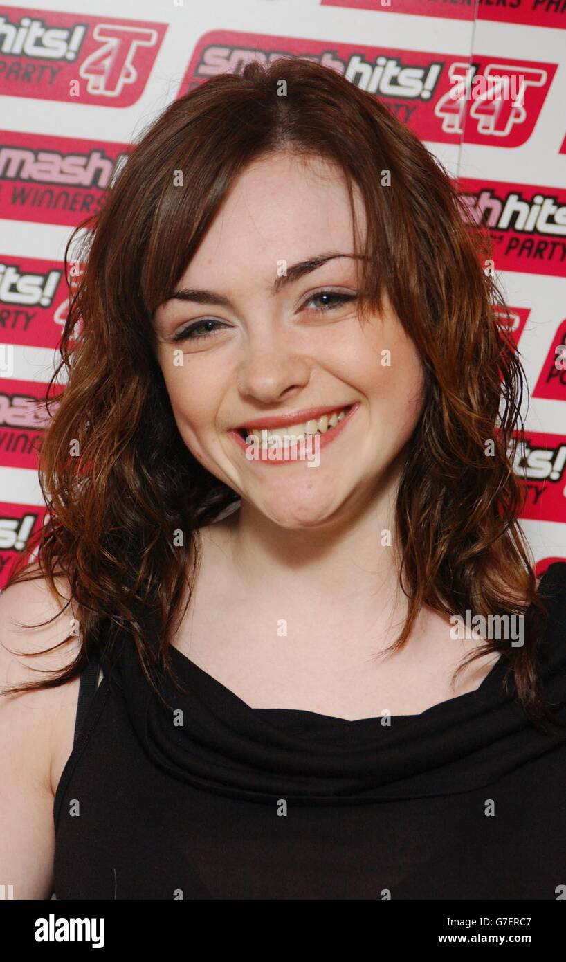 X Factor finalist Cassie Compton backstage during the Smash Hits T4 ...