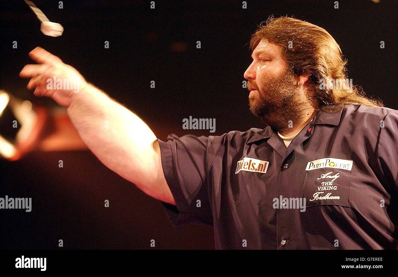 Andy Fordham during The Showdown against Phil Taylor at the Circus ...