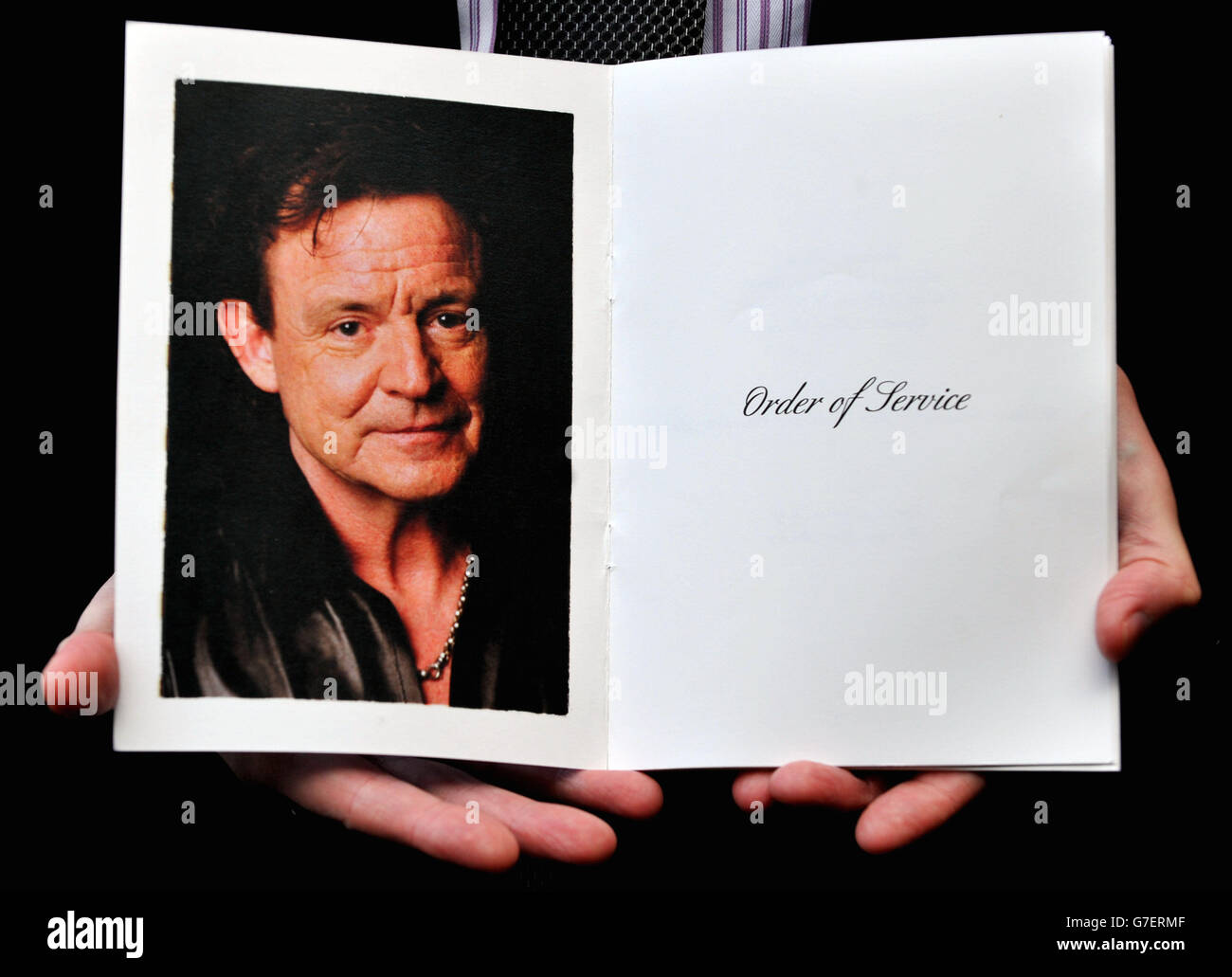 The order of service for the funeral of Jack Bruce at Golders Green ...