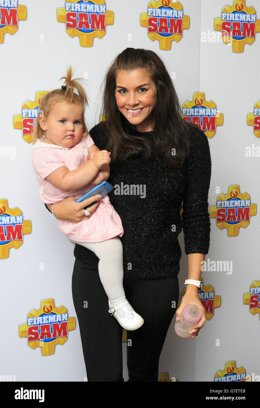 Fireman Sam at Battersea Park fireworks display Stock Photo - Alamy