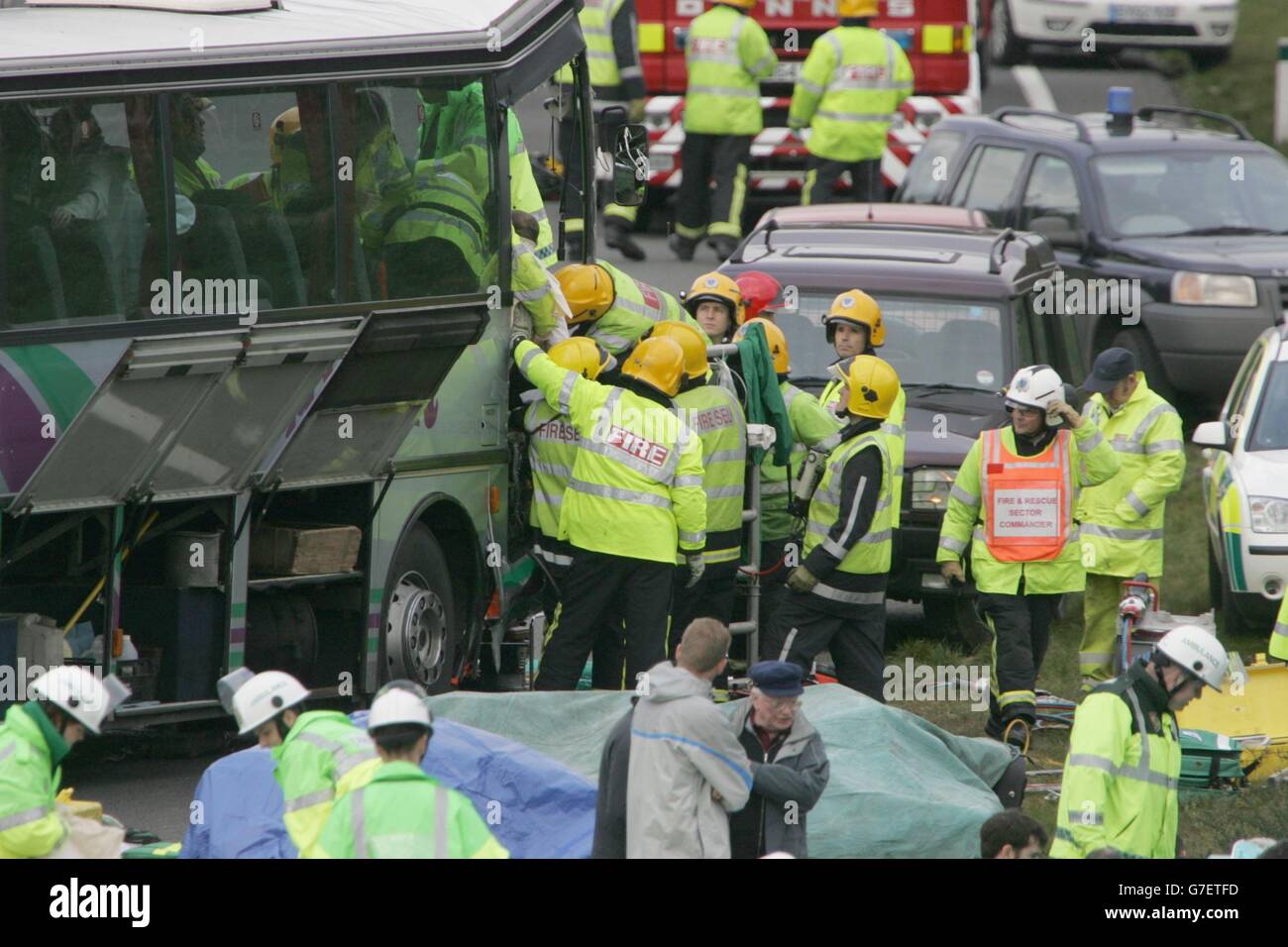 Coach crash a34 hi-res stock photography and images - Alamy