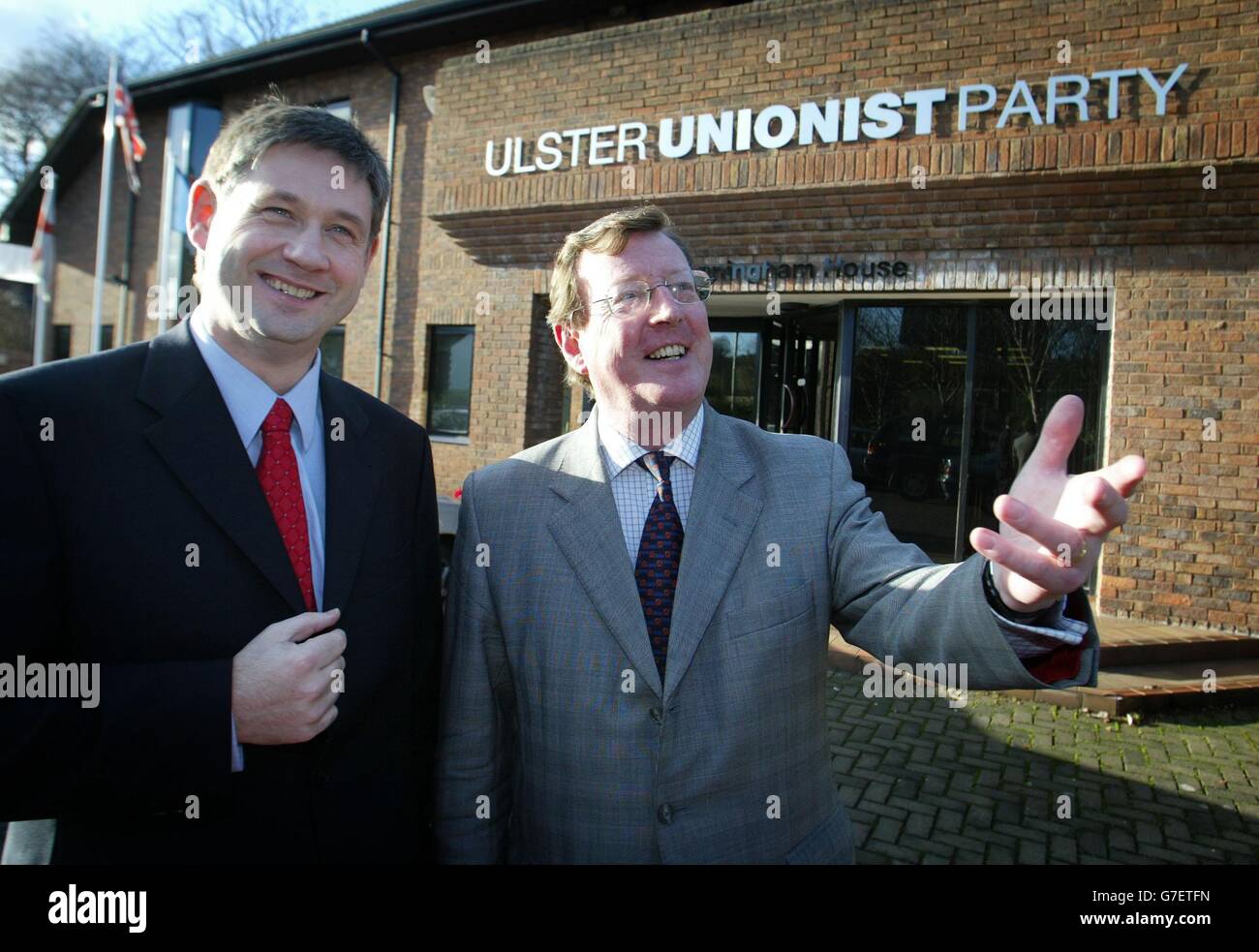 David Trimble party headquarters Stock Photo - Alamy
