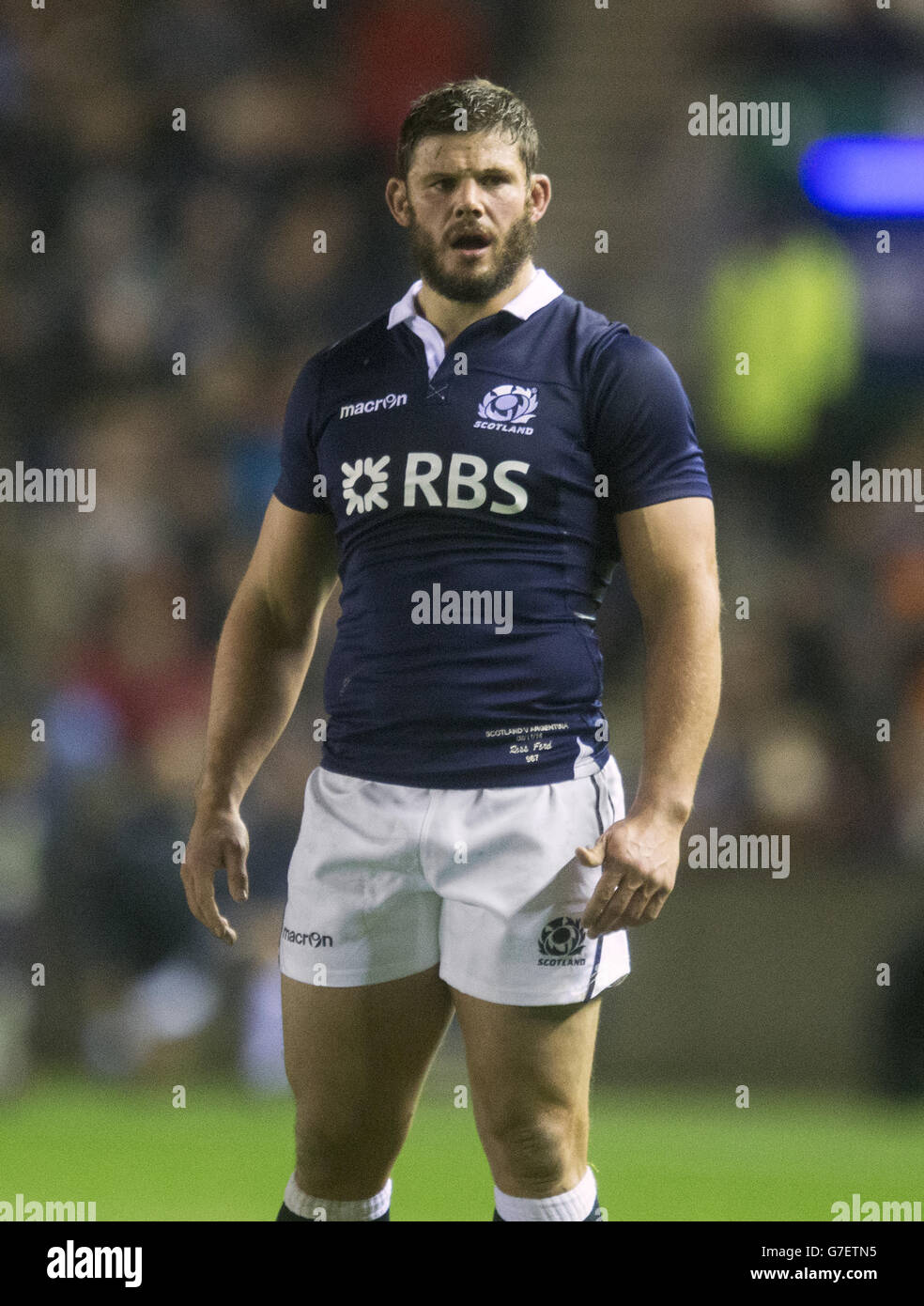 Scotland's Ross Ford during the viagogo Autumn Test at the BT ...